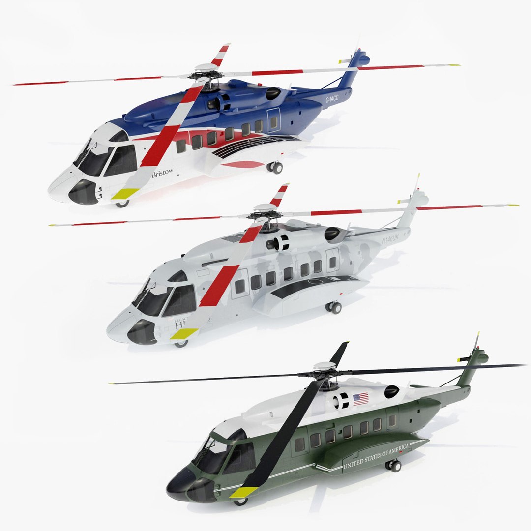 Sikorsky S-92 Collection 3 Liveries 3D - TurboSquid 2056830