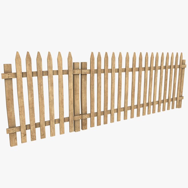 Wooden Fence 3D Models for Download | TurboSquid