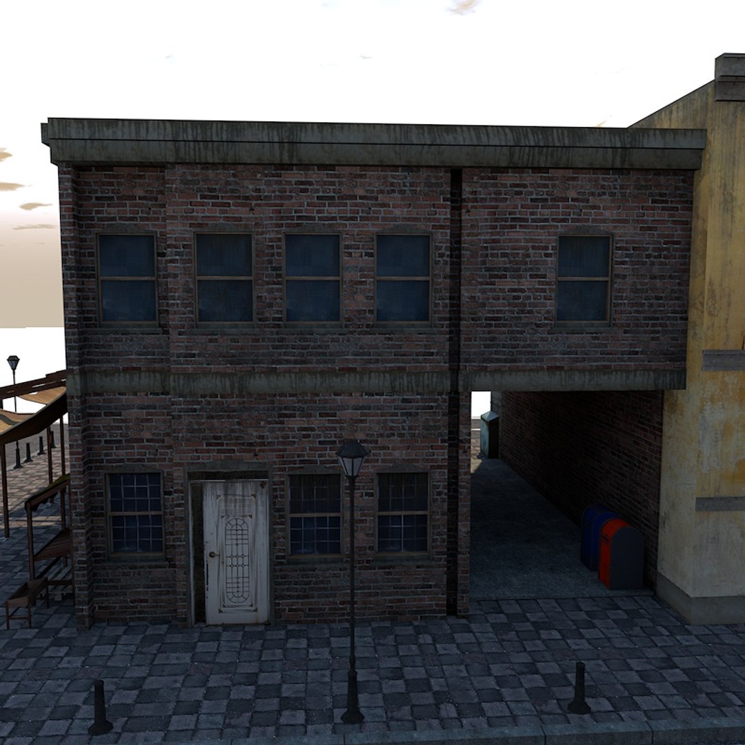 3d Model Street Scene