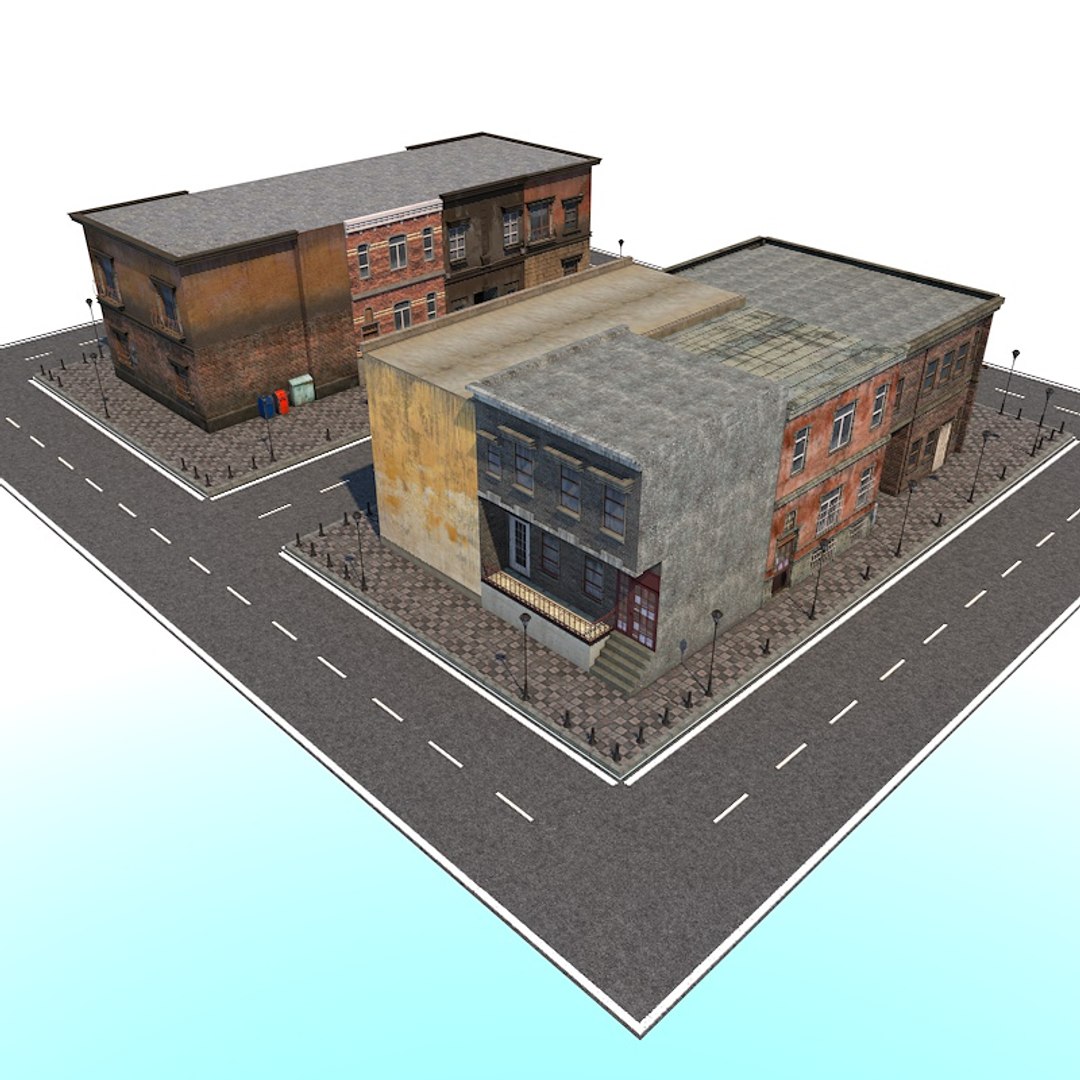 3d Model Street Scene