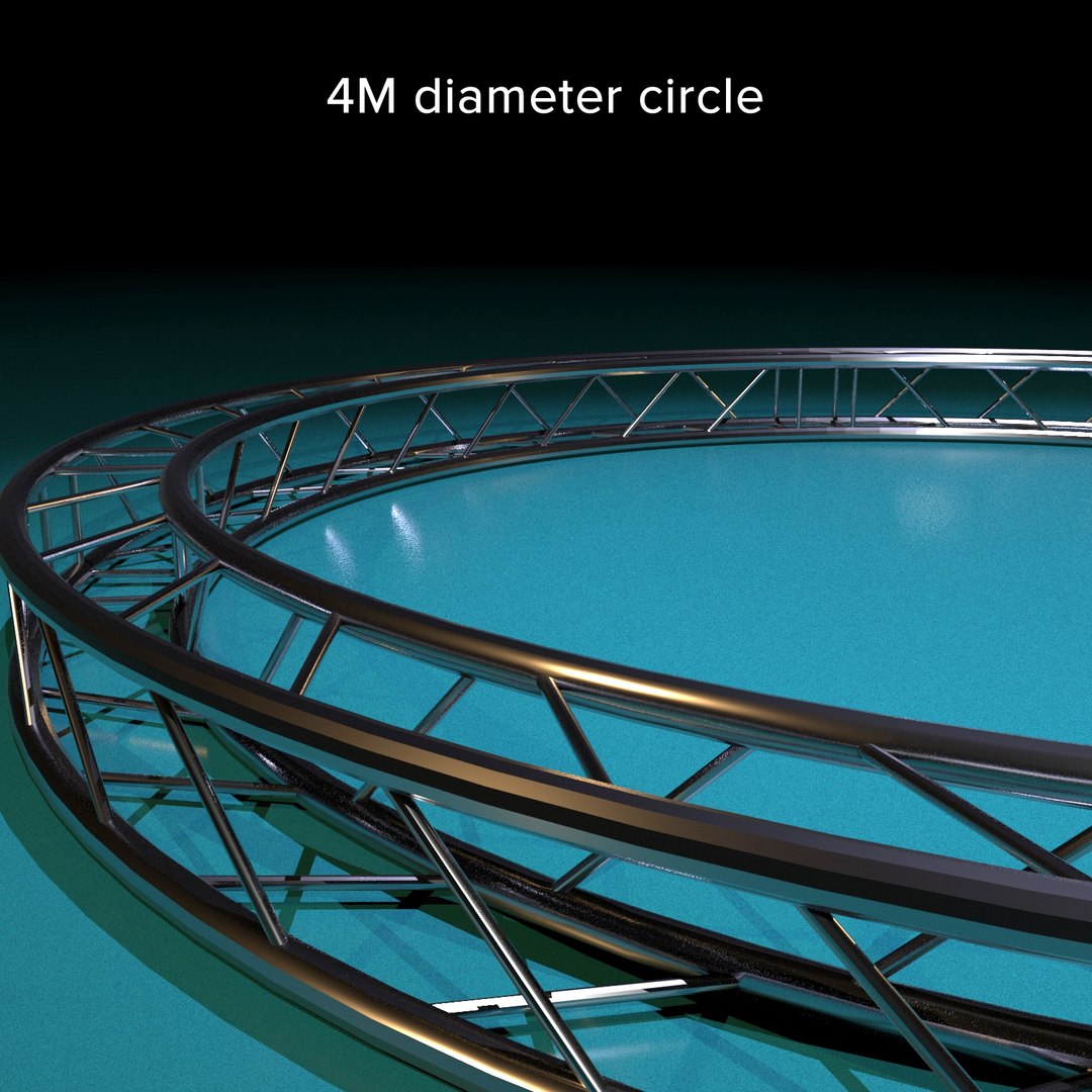 3D H30 290 4m Truss Model - TurboSquid 1571747