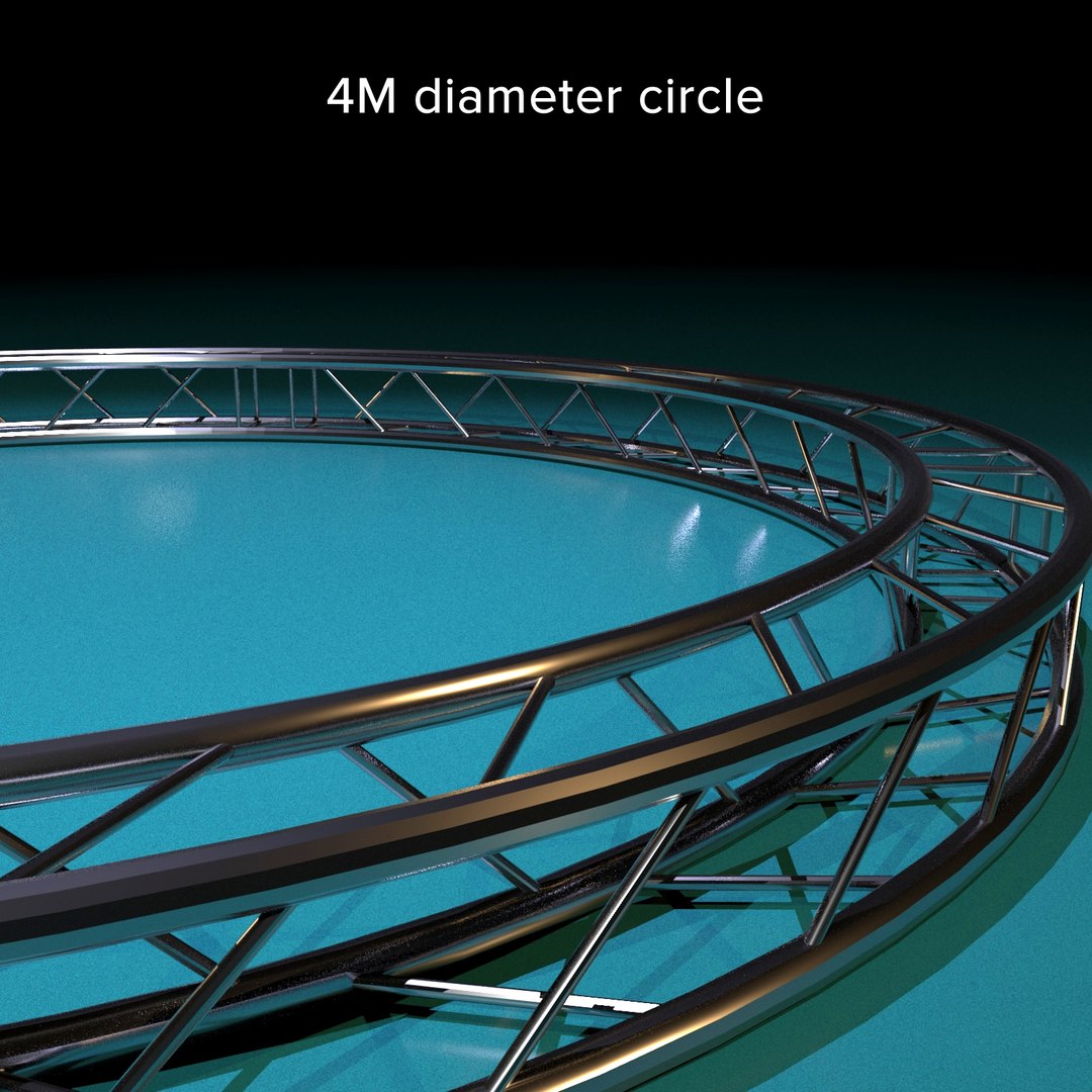 3D H30 290 4m Truss Model - TurboSquid 1571747