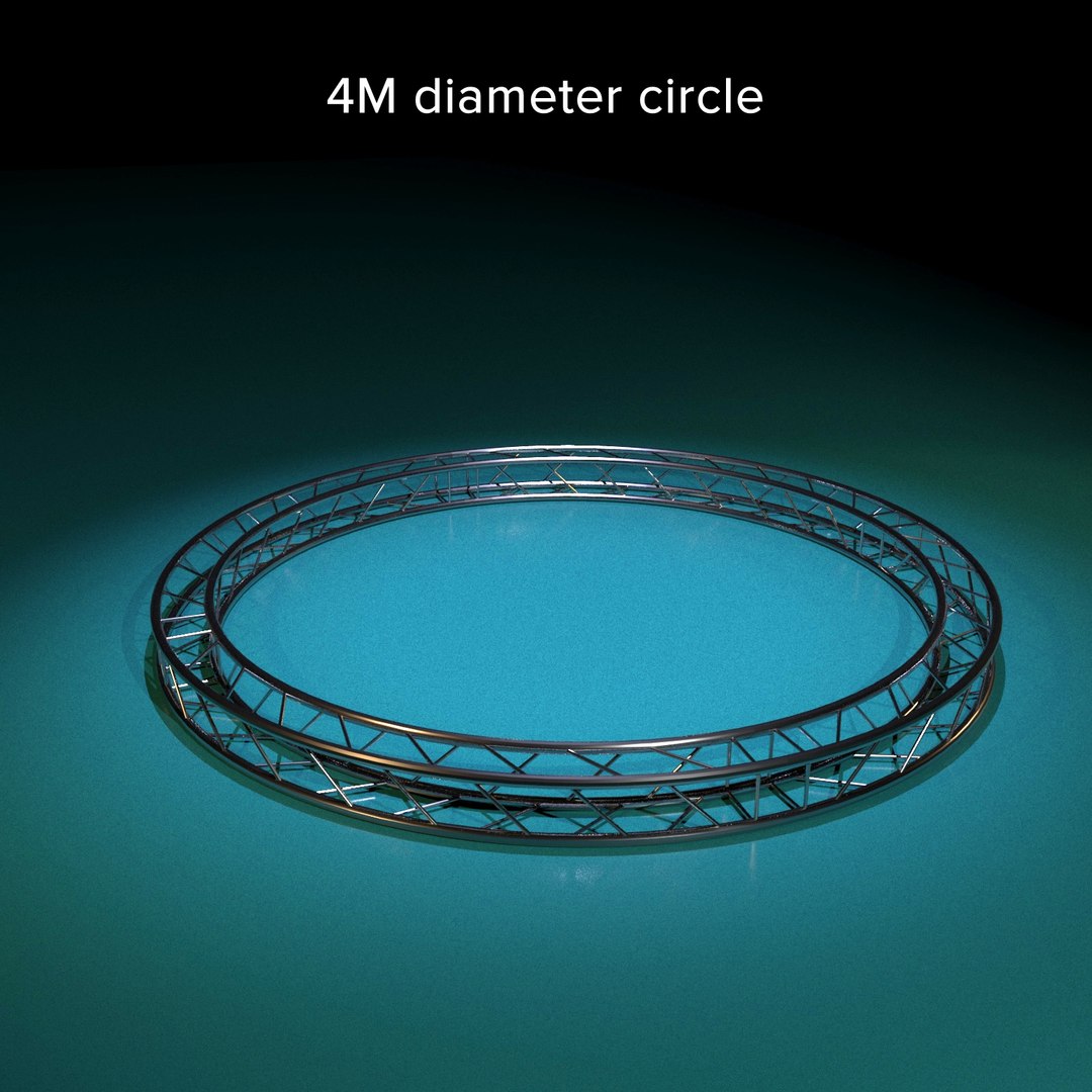 3D H30 290 4m Truss Model - TurboSquid 1571747