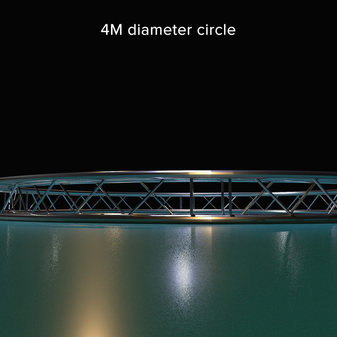 3D H30 290 4m Truss Model - TurboSquid 1571747