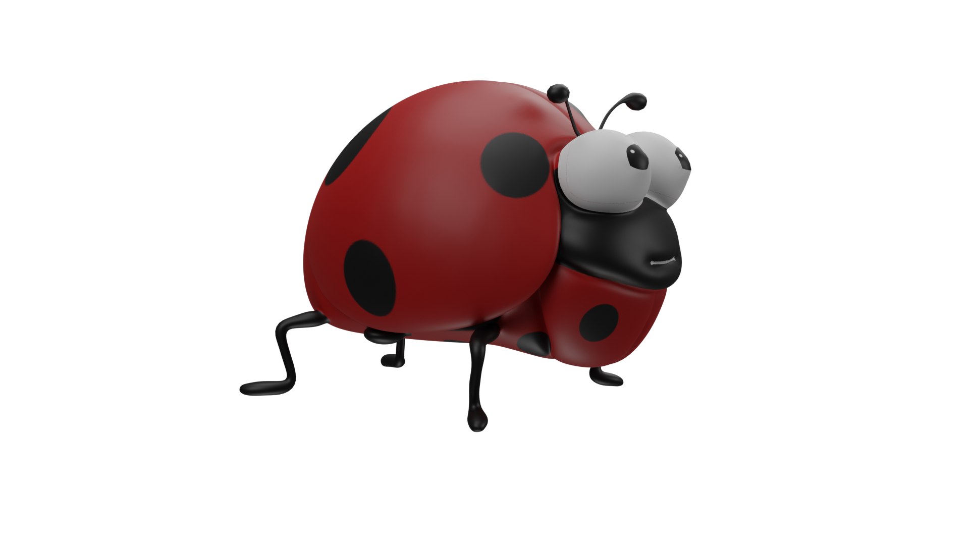 3D LadyBug Model - TurboSquid 2252800