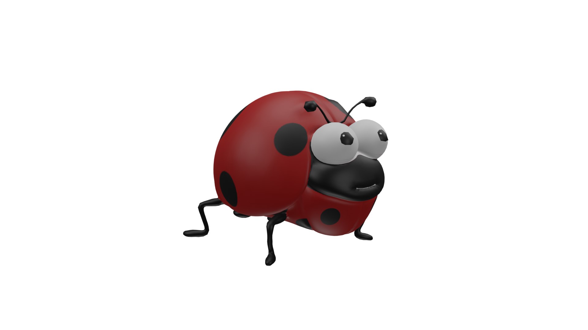 3D LadyBug Model - TurboSquid 2252800