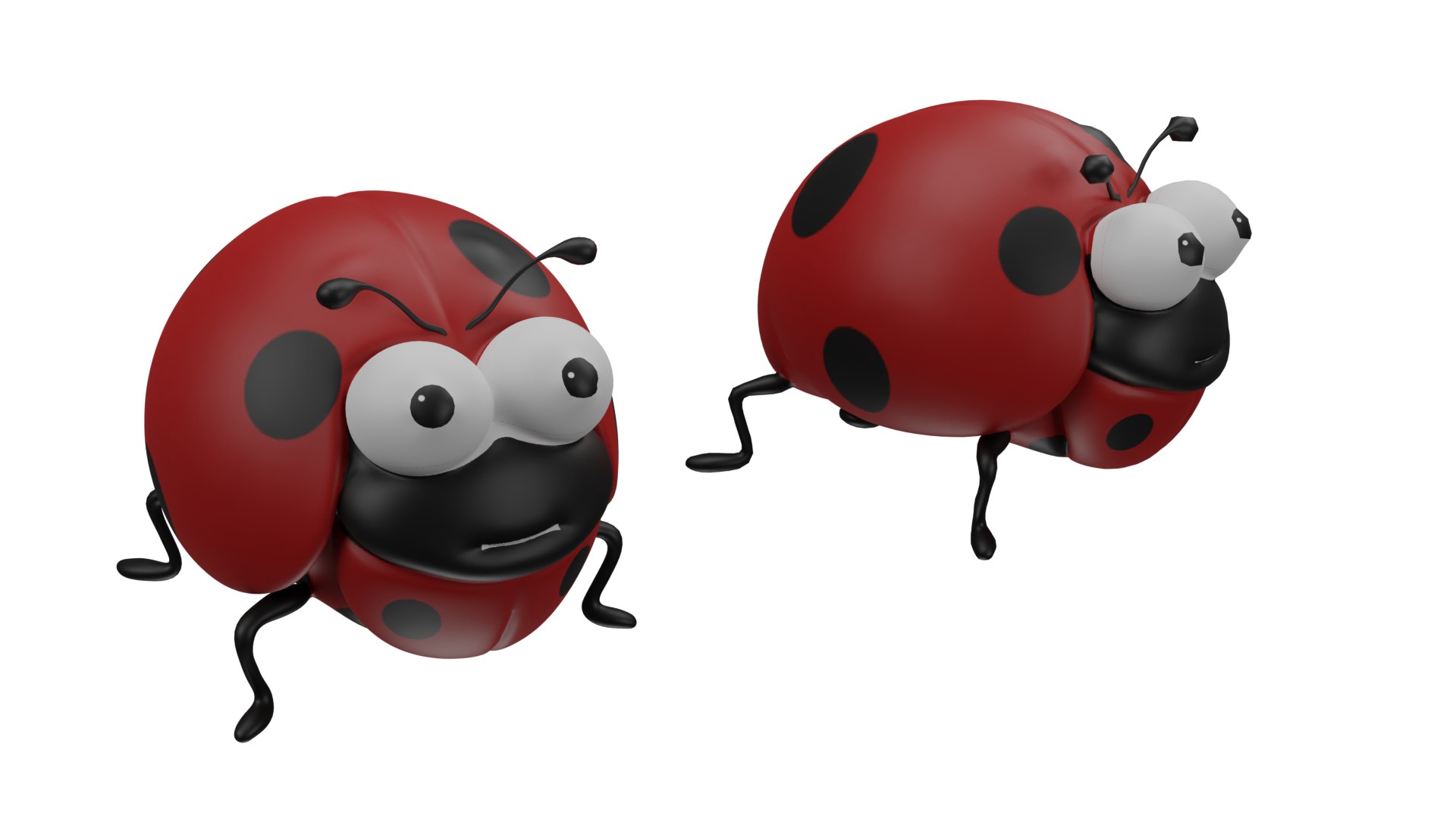 3D LadyBug Model - TurboSquid 2252800