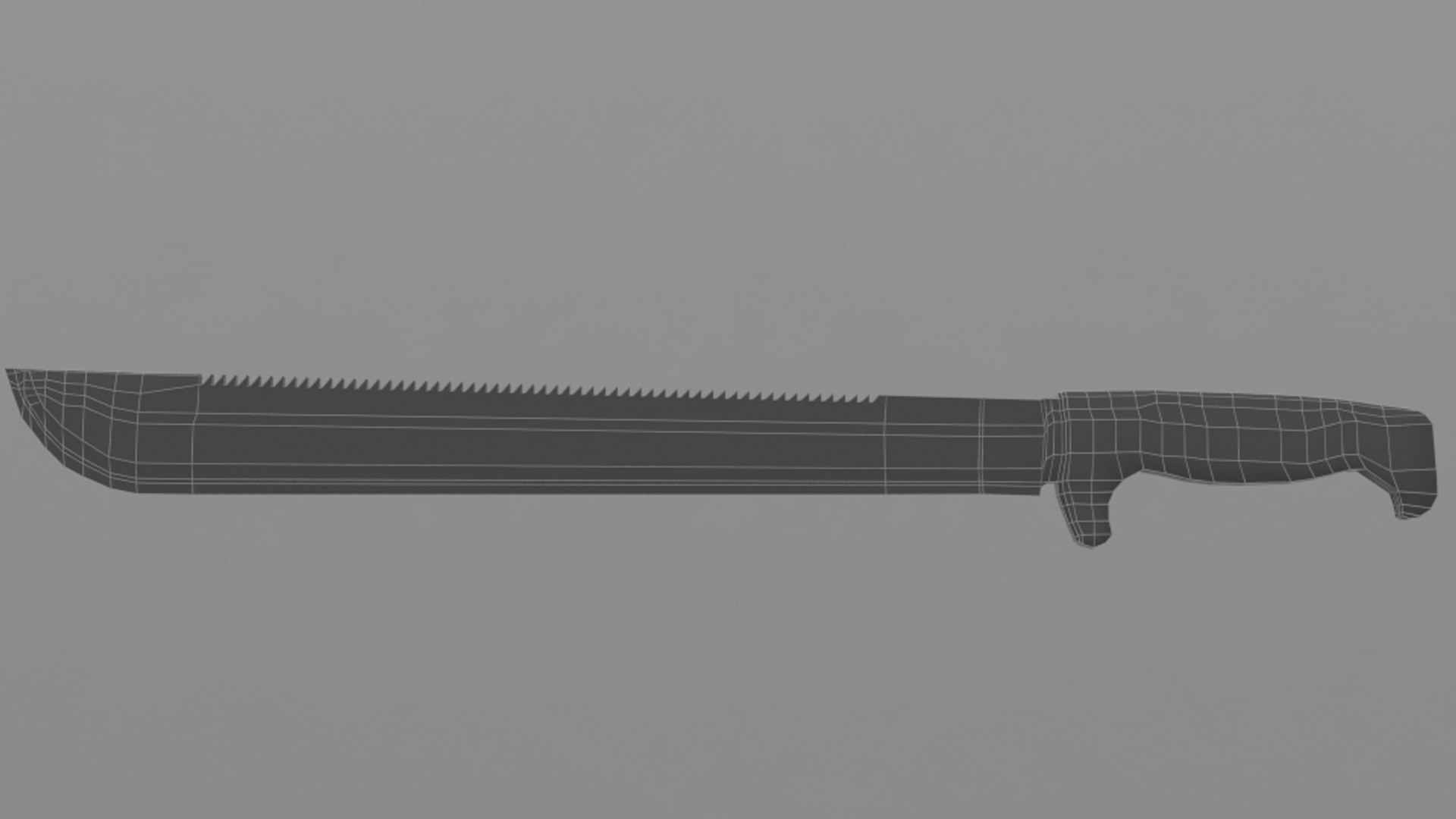 machete 3d model