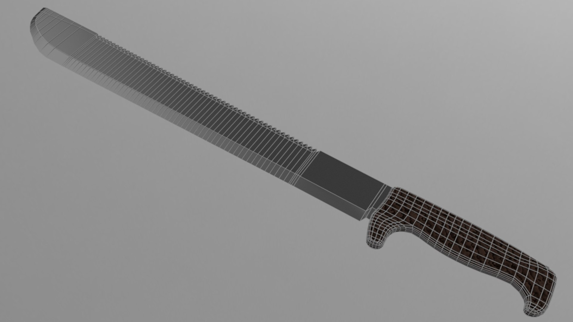 machete 3d model