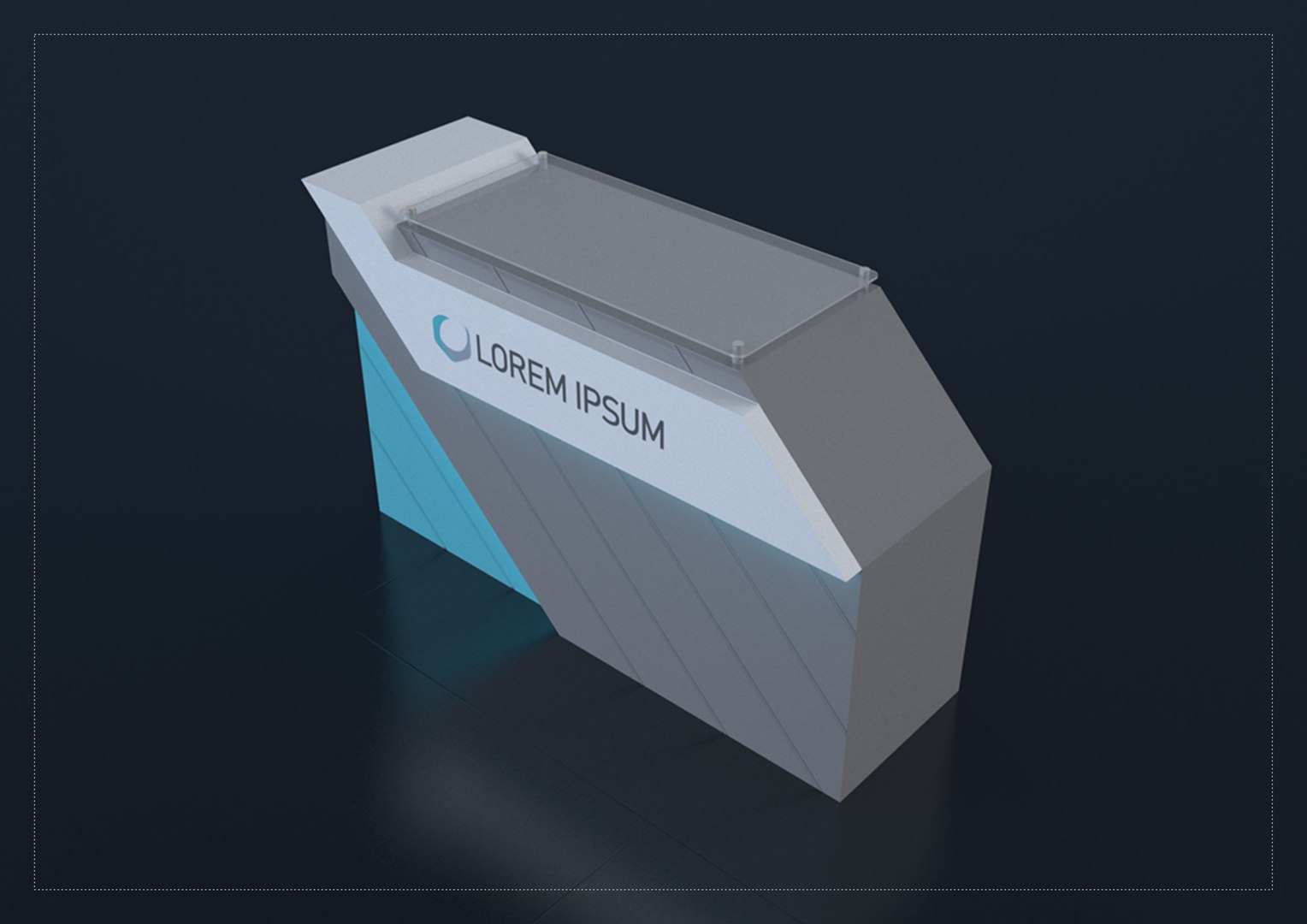 3D Exhibition Event Booth Model - TurboSquid 1529033