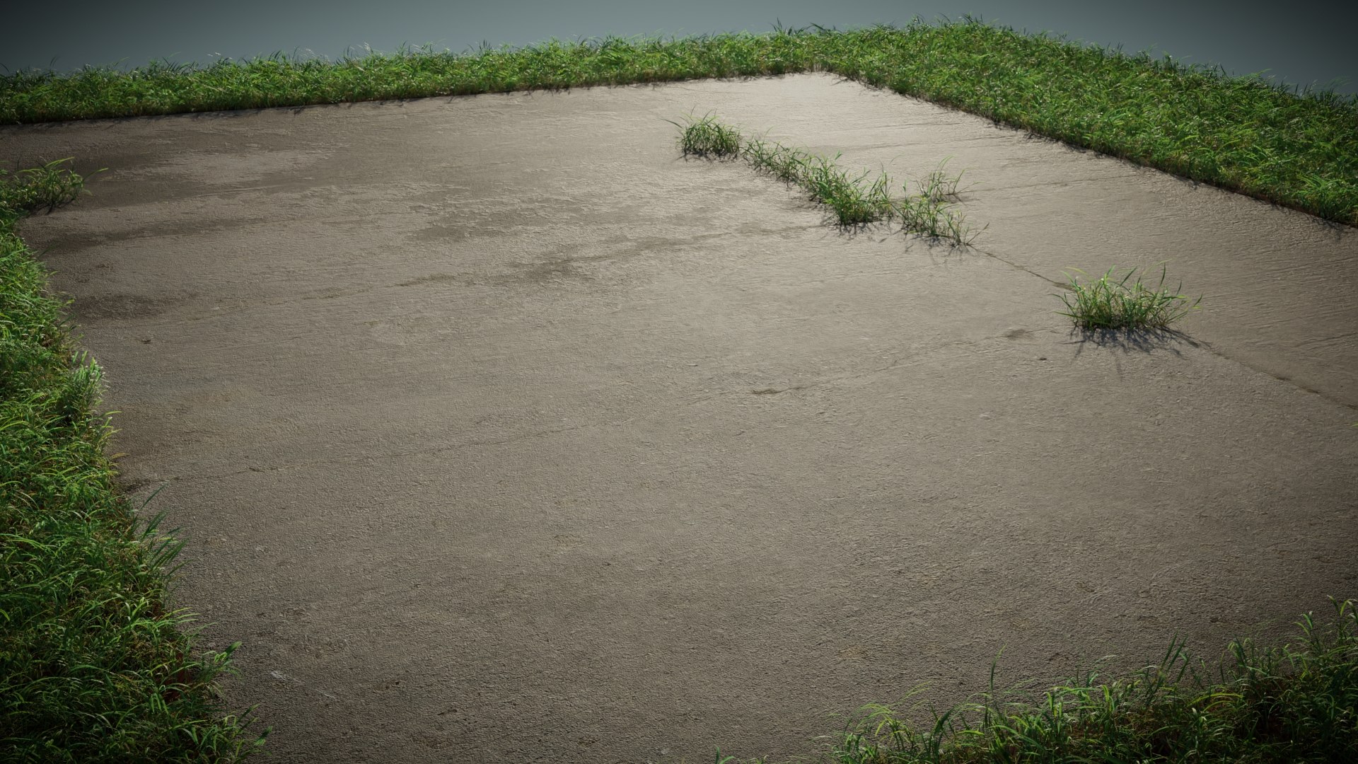 3D 8ft By 12ft Slab Of Farm Pavement Model - TurboSquid 1963601