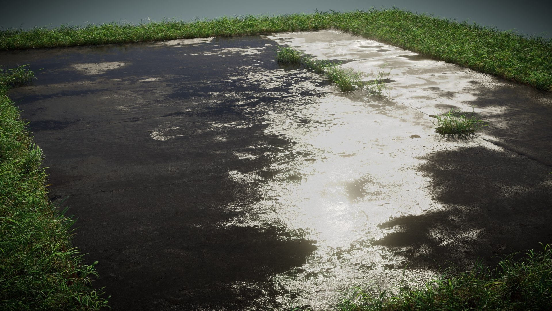 3D 8ft By 12ft Slab Of Farm Pavement Model - TurboSquid 1963601