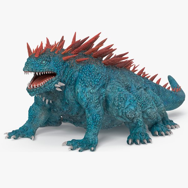modelo 3d La criatura fantástica Basilisco preparada para Cinema 4D ...