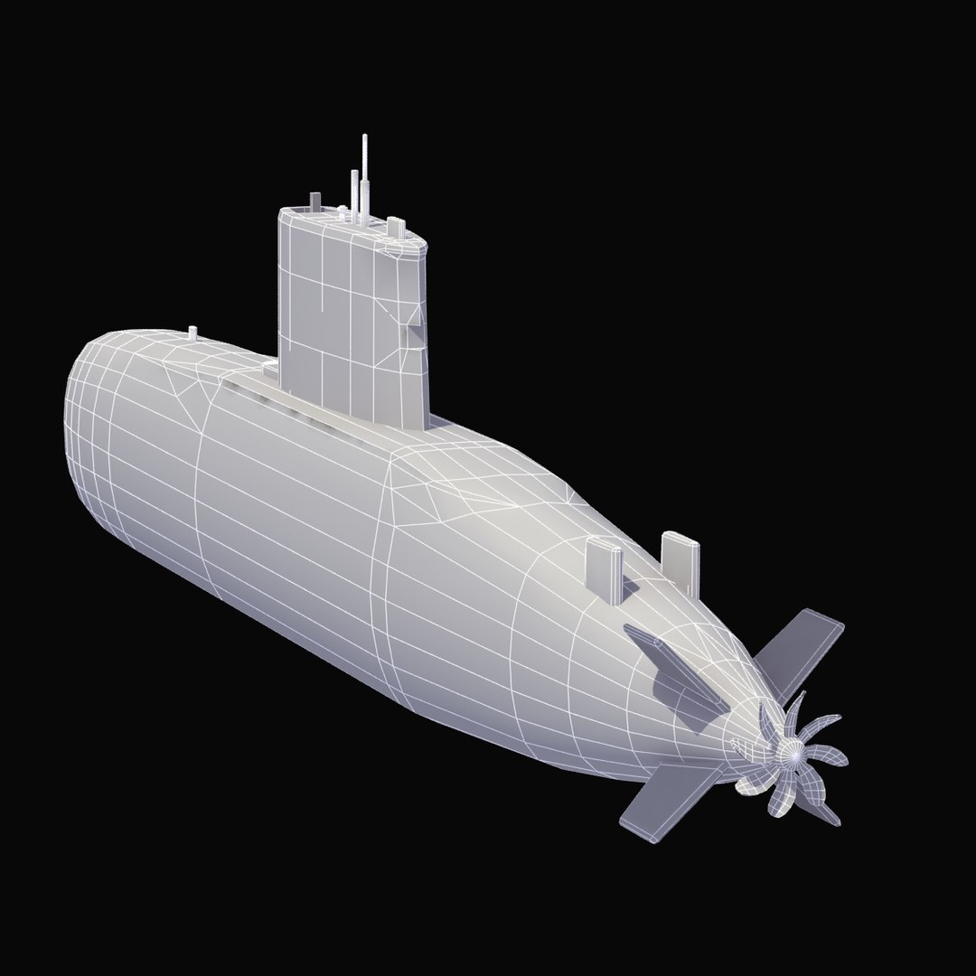 3d Model Ula Class Attack Submarine