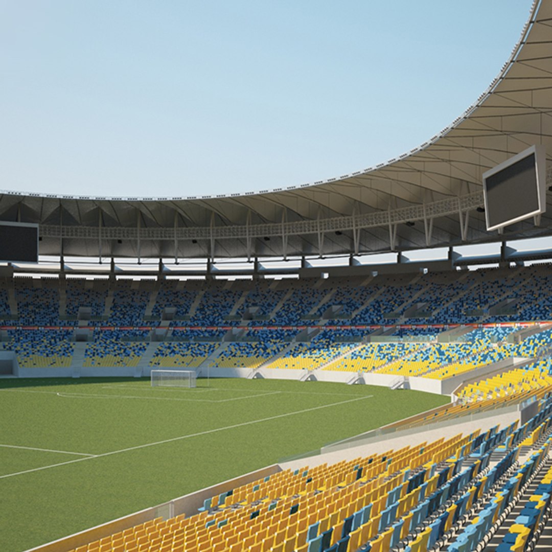 modelo 3d Estadio maracana - TurboSquid 1304661