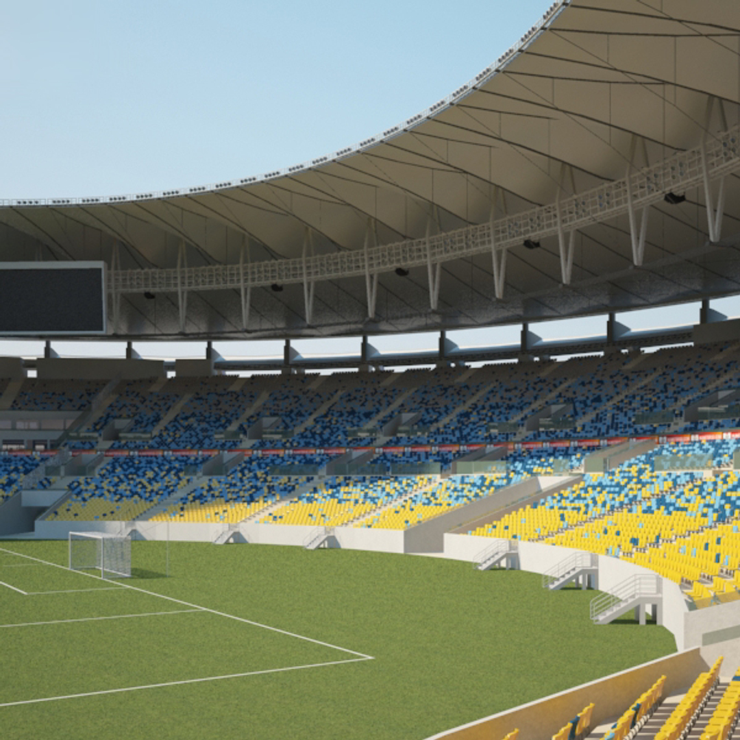 modelo 3d Estadio maracana - TurboSquid 1304661