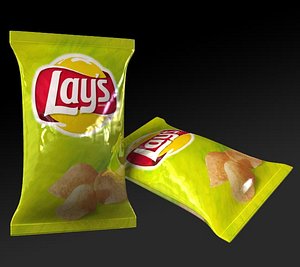 modelo 3d Lays Packs y Chips con Texturas - TurboSquid 501339