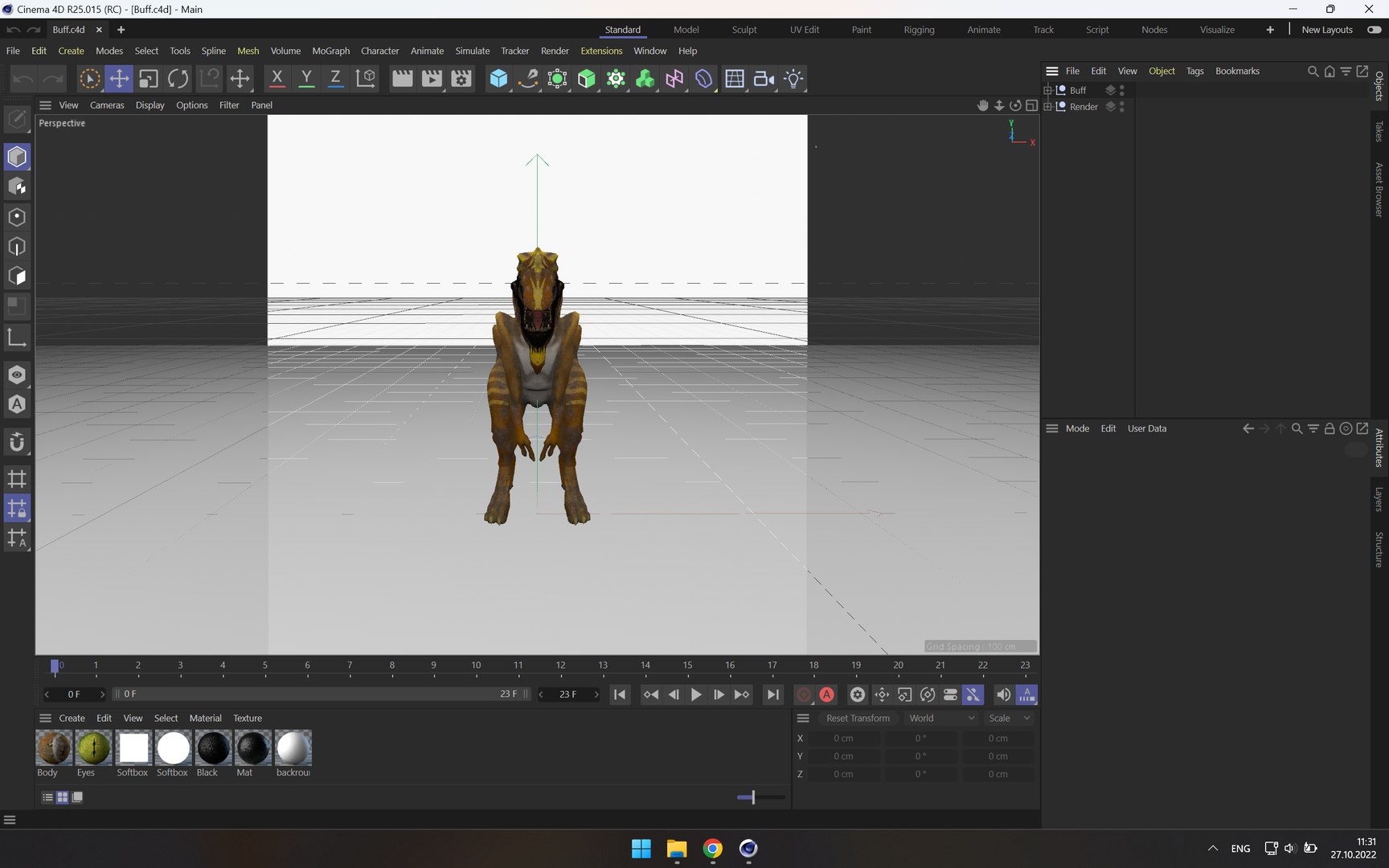 Buff 3D Model - TurboSquid 2081968