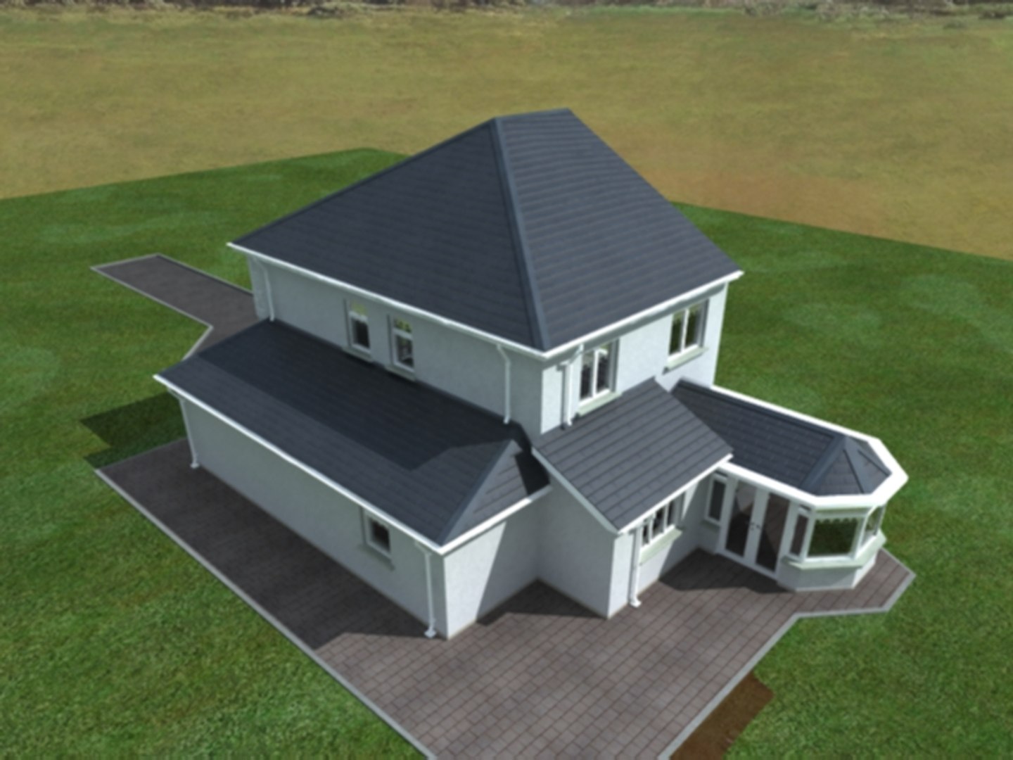 3d Detached House