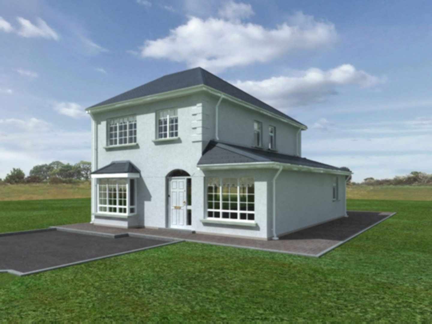 3d Detached House