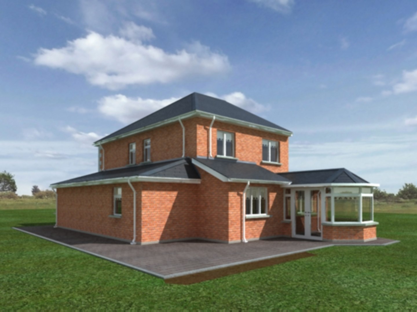 3d Detached House