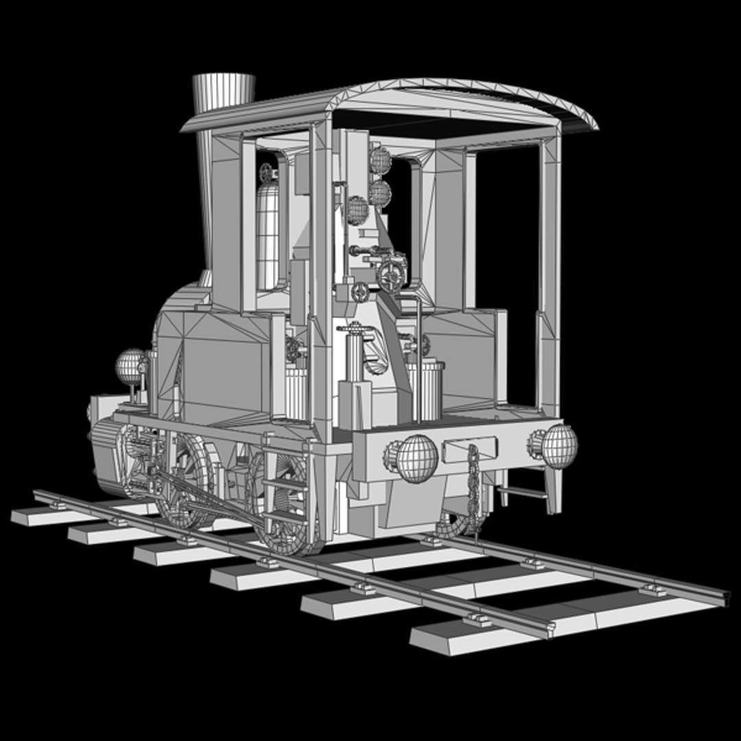 3d Model Steam Locomotive
