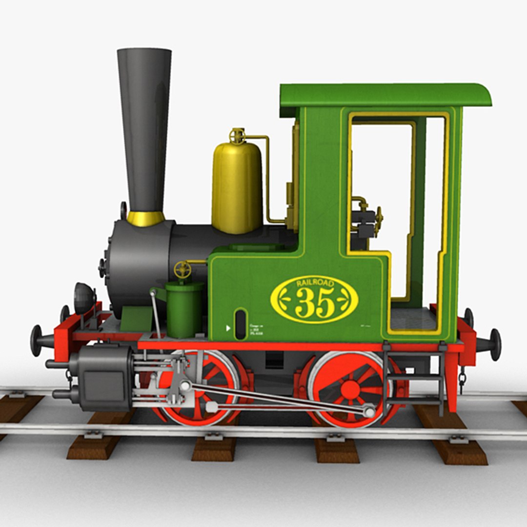 3d Model Steam Locomotive