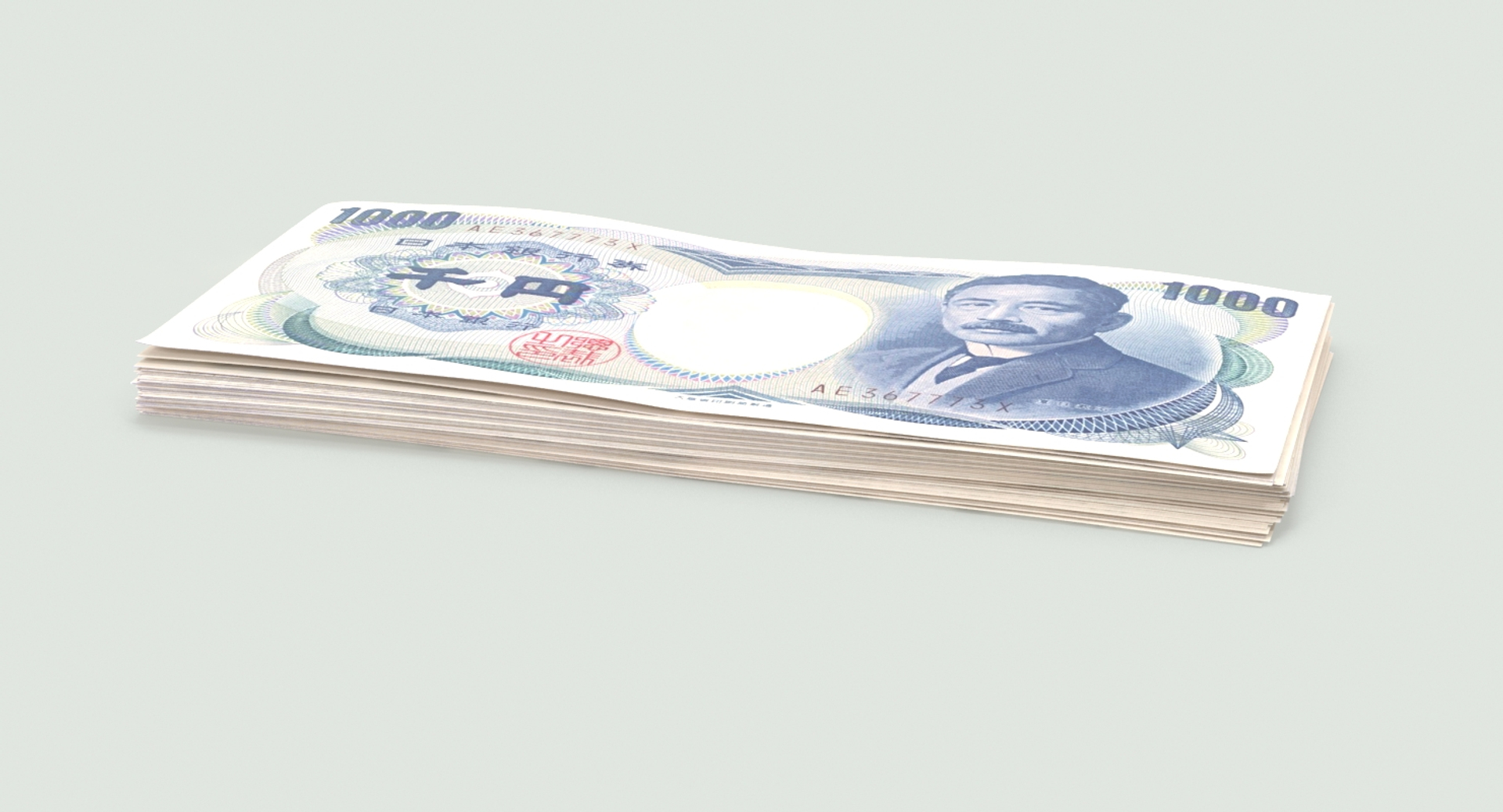 Max 1000 Yen Note Stack