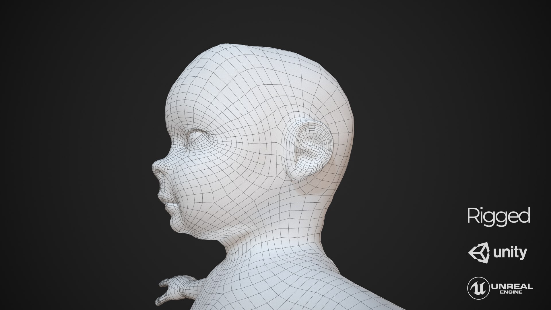 3D Base Mesh Basemesh Model - TurboSquid 1680907
