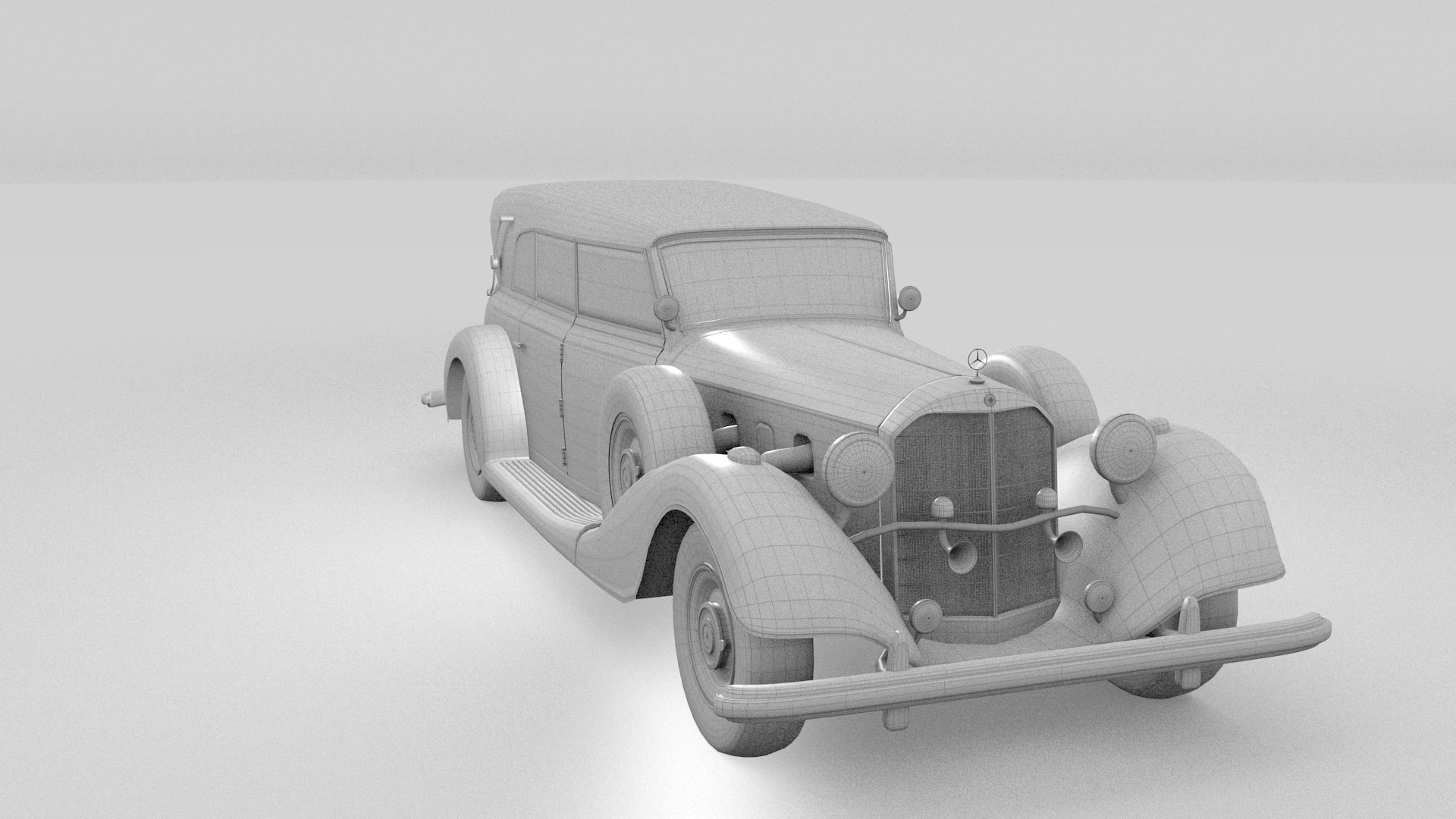 3d Obj Mercedes 770k