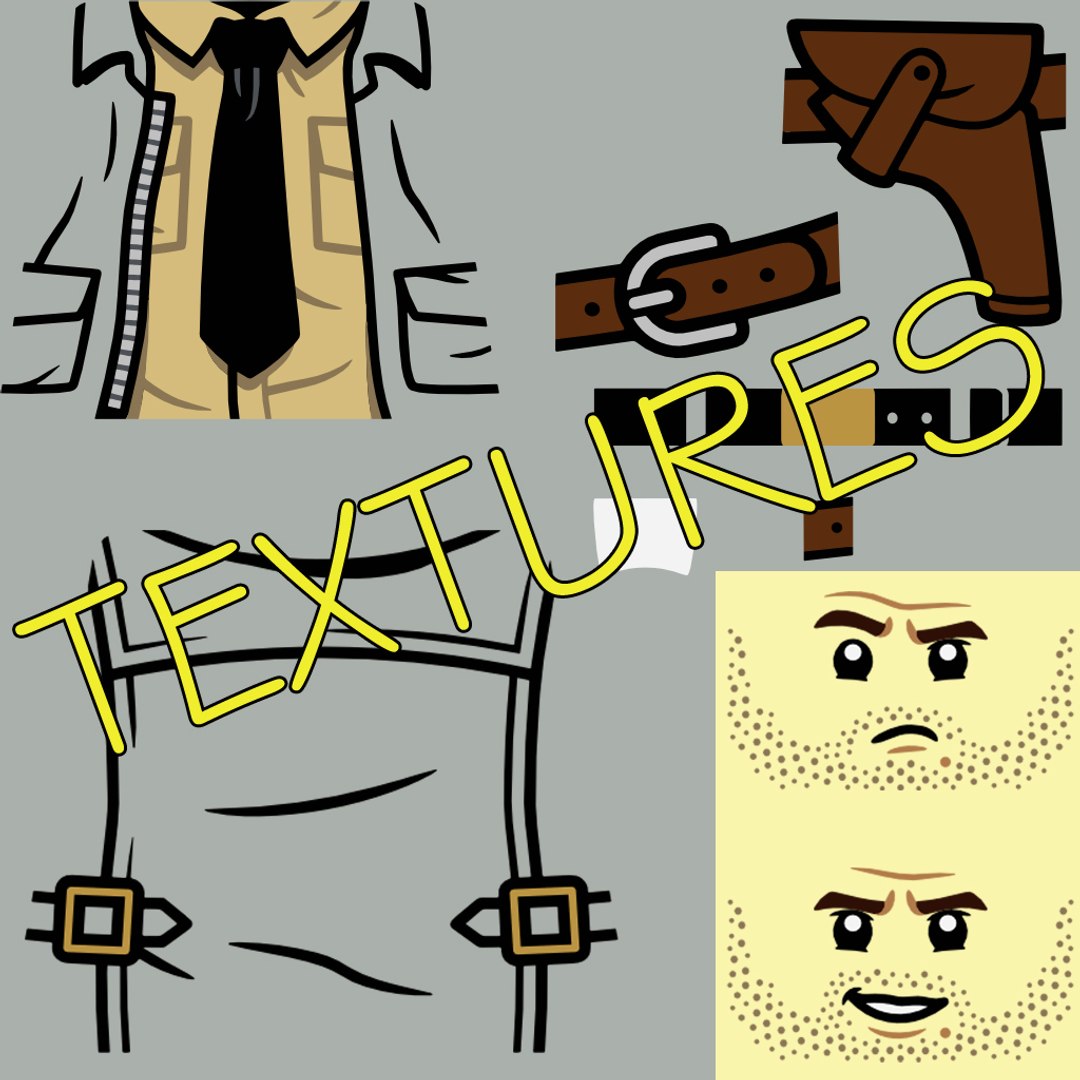 3D Indiana Jones Lego Minifigures Model - TurboSquid 2122815