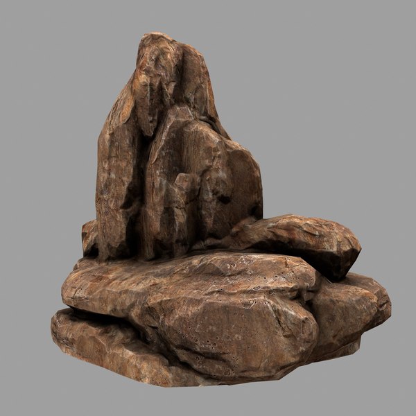 rock 1 3d obj