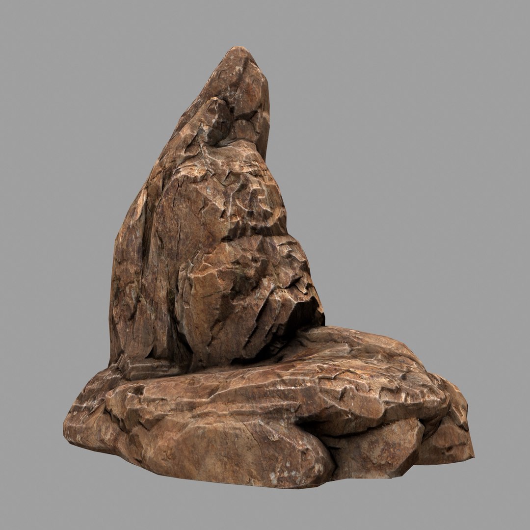 Rock 1 3d Obj