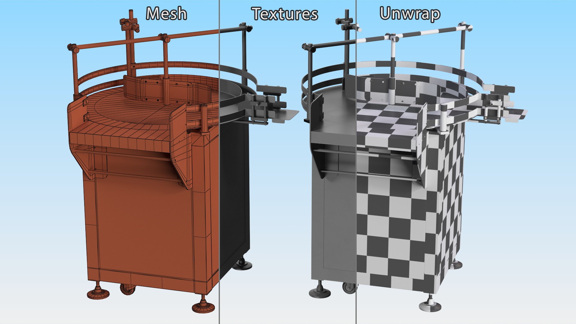 Roller Feeding Machine Model - TurboSquid 2256138