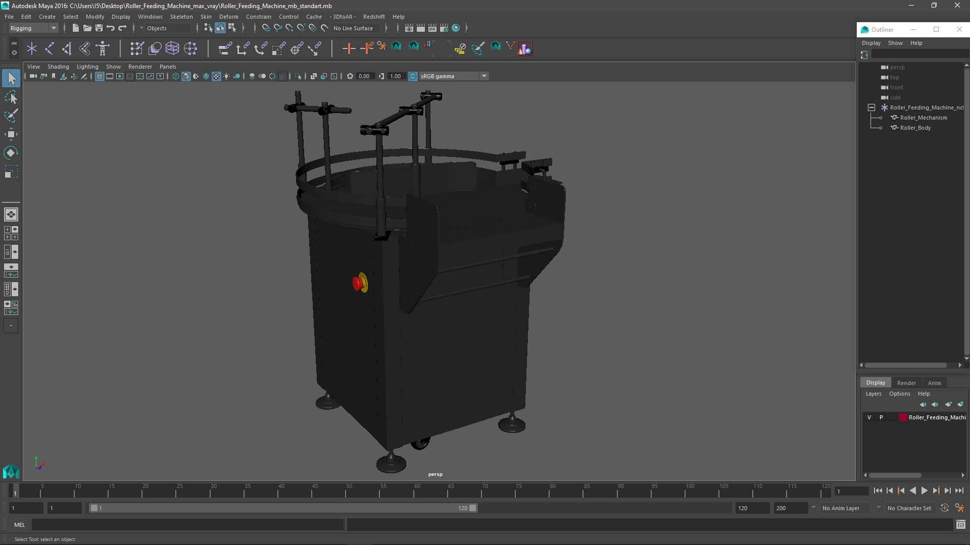 Roller Feeding Machine Model - TurboSquid 2256138