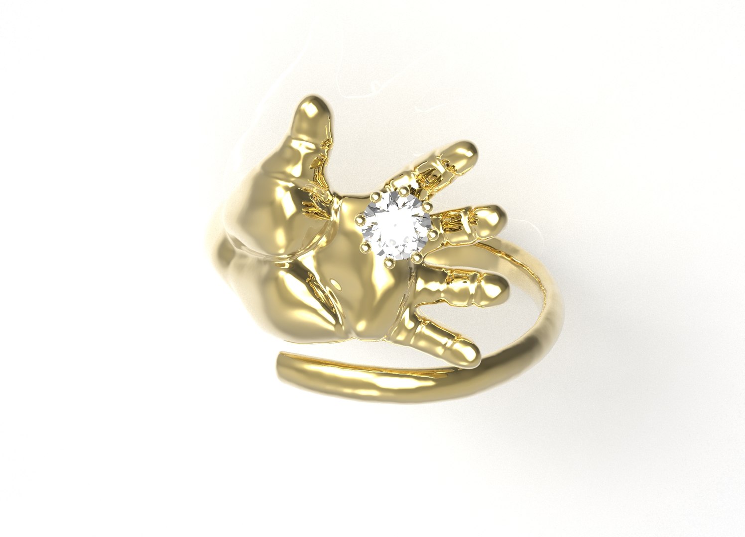 ring baby 3d model