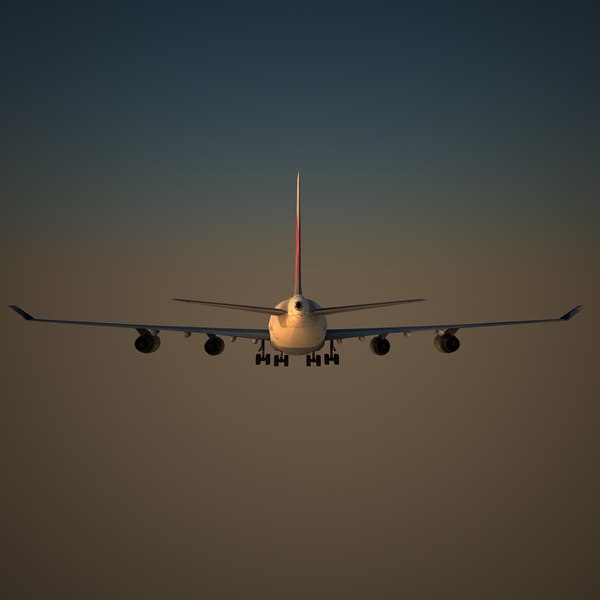 boeing 747-400 cal 3d model