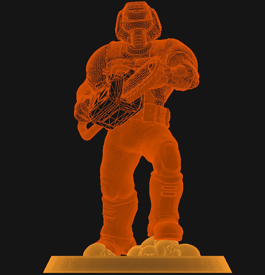 DOOM GUY CLASSIC 3D PRINT STL ACTION FIGURE 3D - TurboSquid 2153250