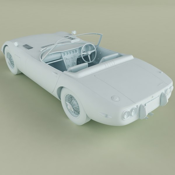 modelo 3d Toyota 2000GT Cabrio - TurboSquid 1113445