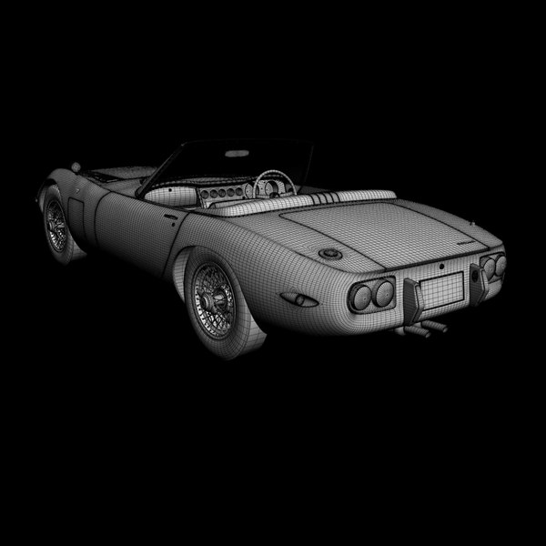 modelo 3d Toyota 2000GT Cabrio - TurboSquid 1113445