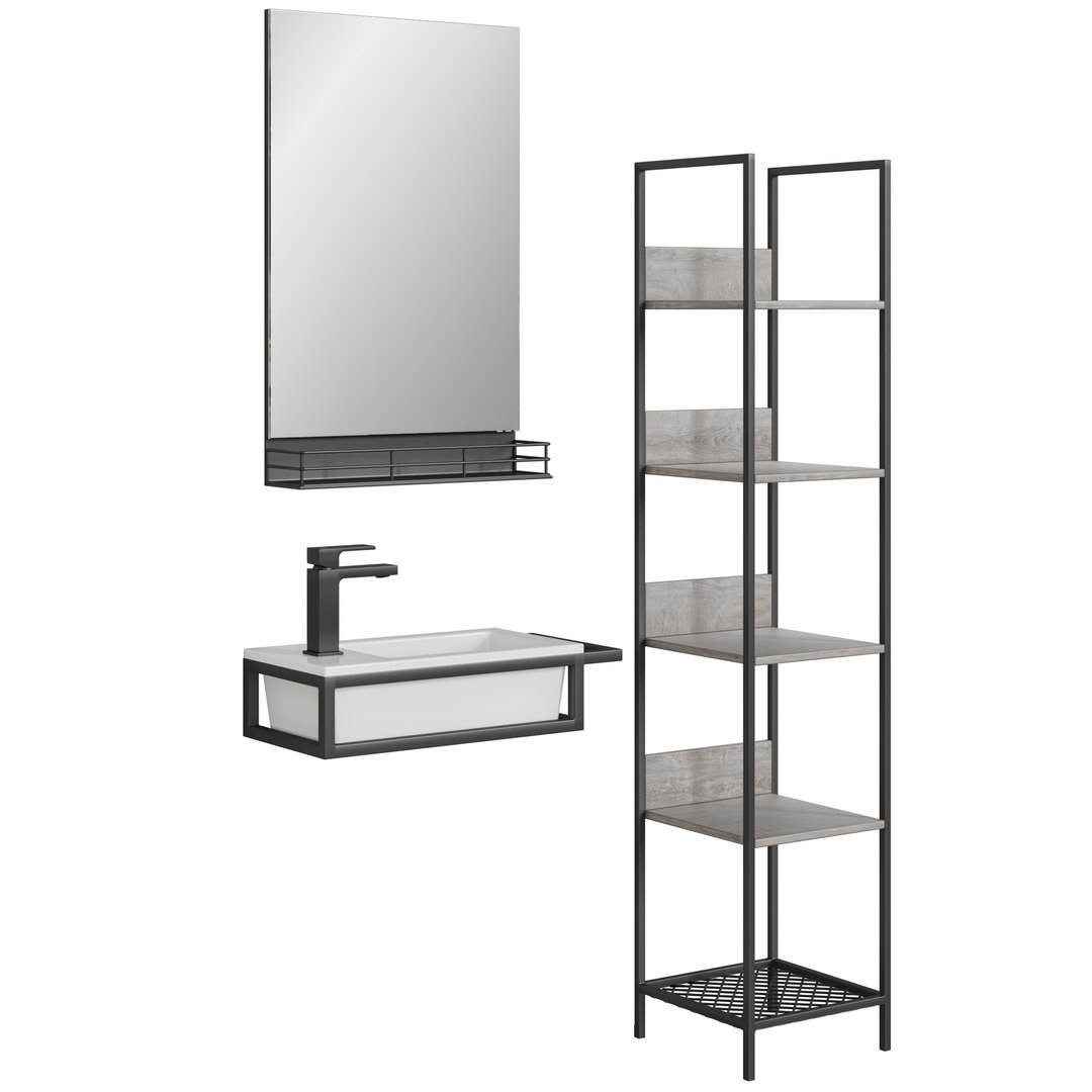 Stworki Nyborg 50-70-100 And Shelf 3D Model - TurboSquid 2189592