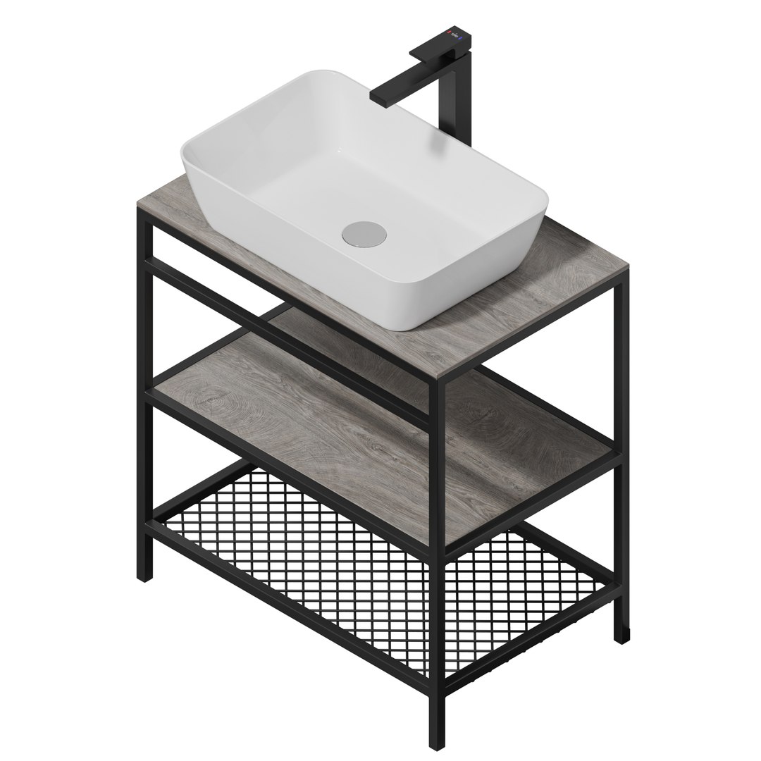 Stworki Nyborg 50-70-100 And Shelf 3D Model - TurboSquid 2189592