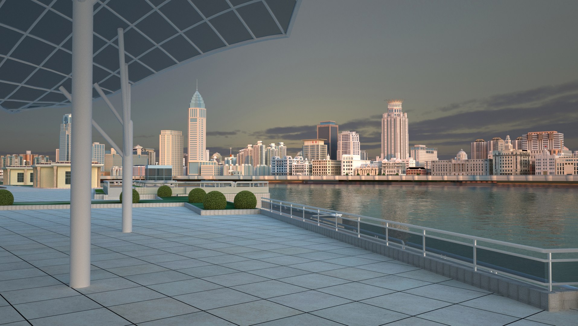 Shanghai City 3D Model - TurboSquid 2238153