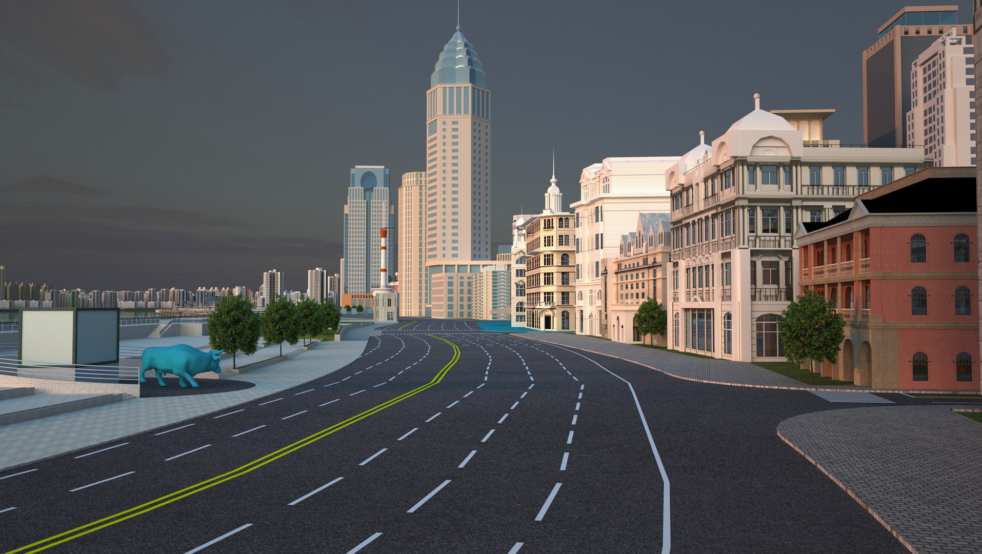 Shanghai City 3D Model - TurboSquid 2238153
