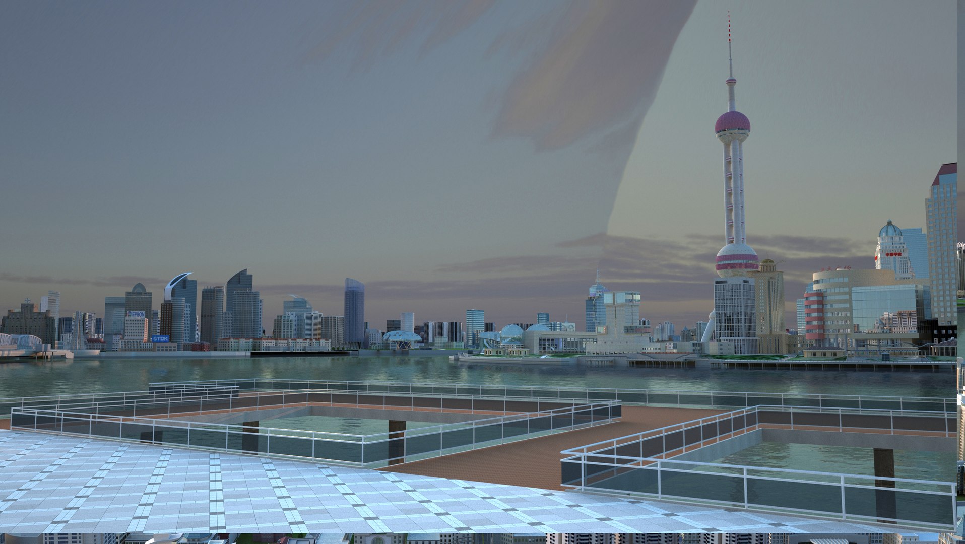 Shanghai City 3D Model - TurboSquid 2238153
