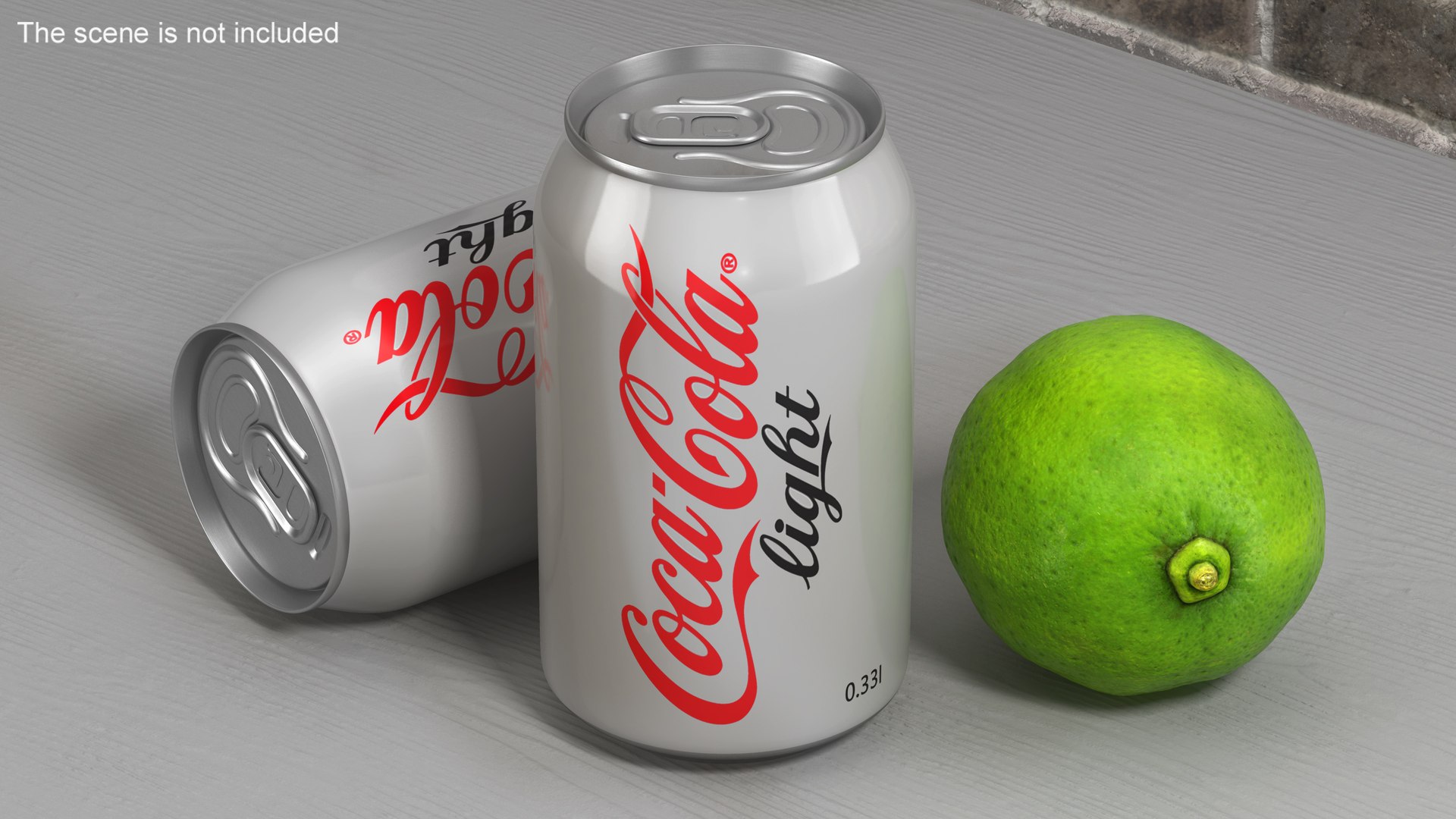 Coca Cola Light Can Model - TurboSquid 2197332