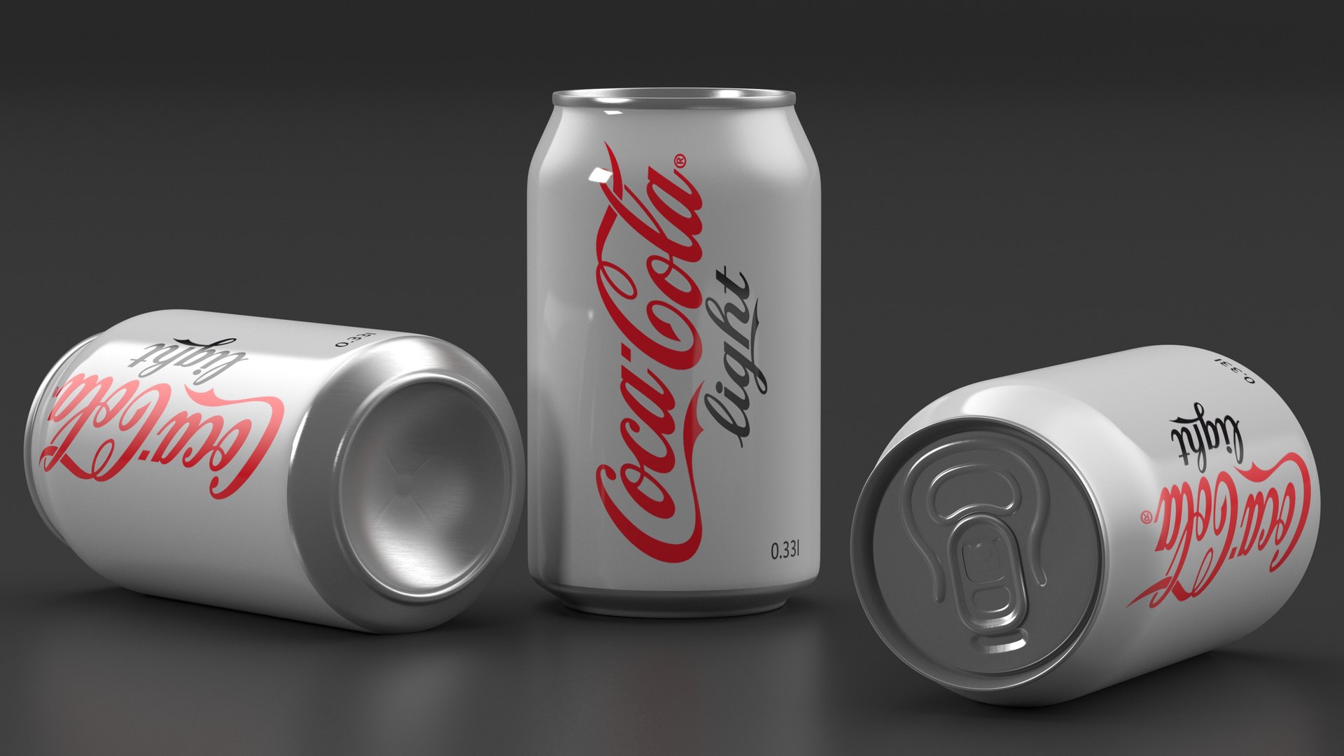 Coca Cola Light Can Model - TurboSquid 2197332
