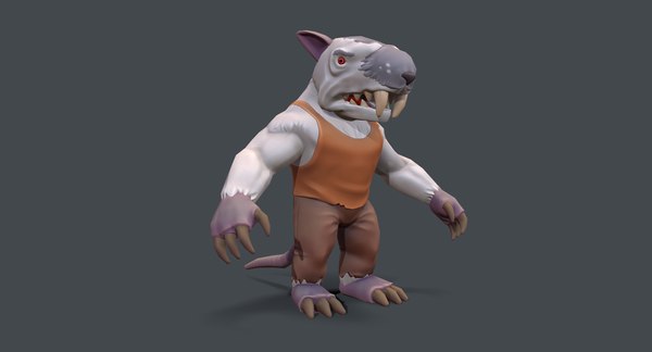 modelo 3d Hombre rata - TurboSquid 1448239