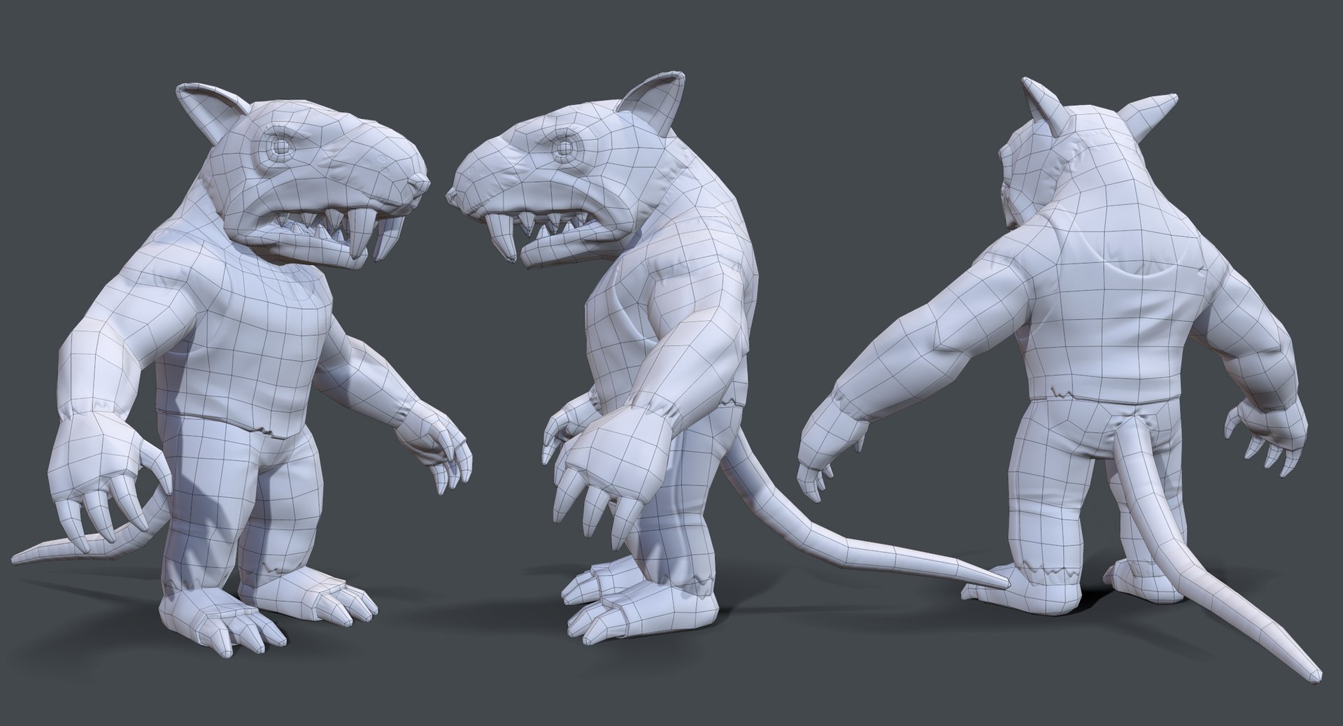 3D Model Ready Rat-man - TurboSquid 1448239