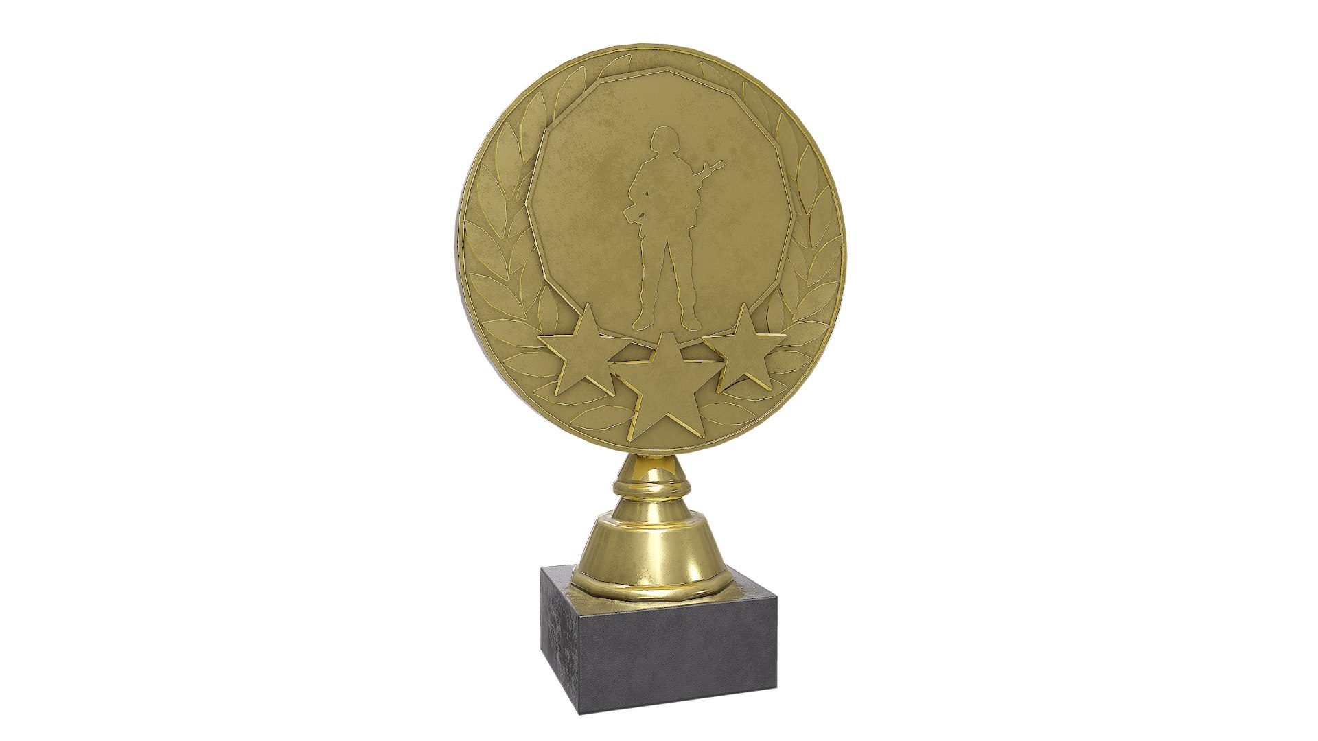 3D army bravery trophy pbr model - TurboSquid 1578643